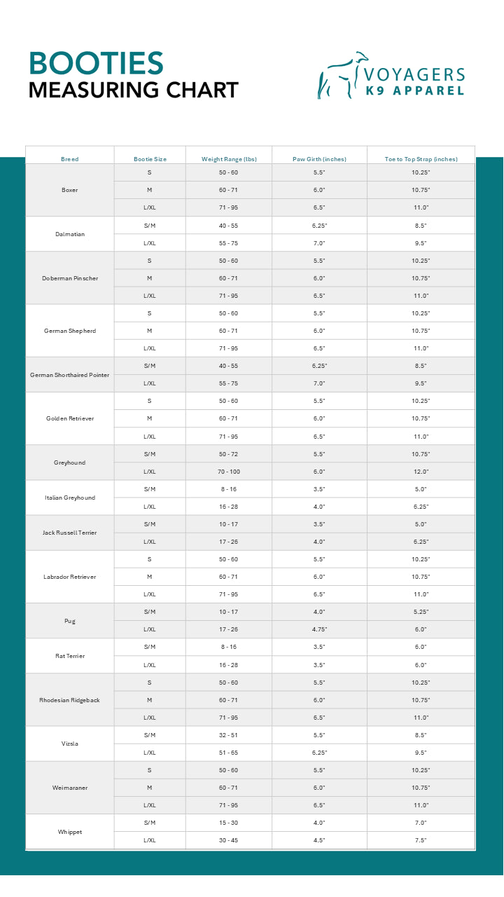 Greyhound Protective Winter Dog Booties – Voyagers K9 Apparel